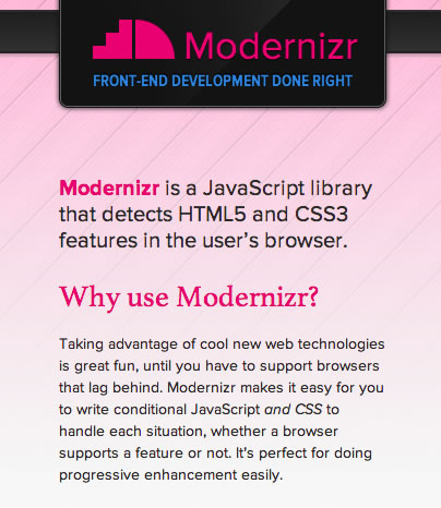 Modernizr & YepNope Tips - Web Design Ledger
