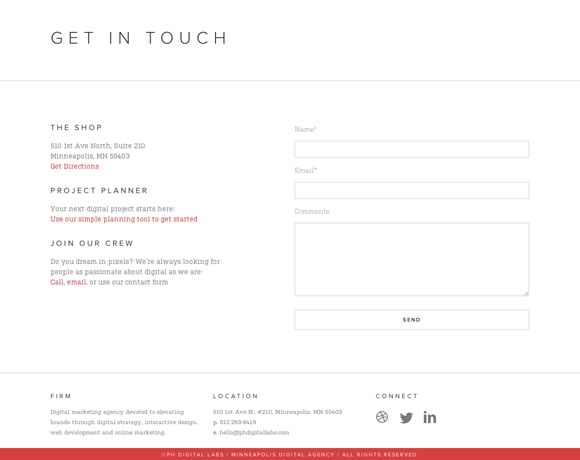 17 Inspiring Examples of Contact Pages and Forms - Web Design Ledger 17 Inspiring Examples of Contact Pages and Forms - Web Design Ledger