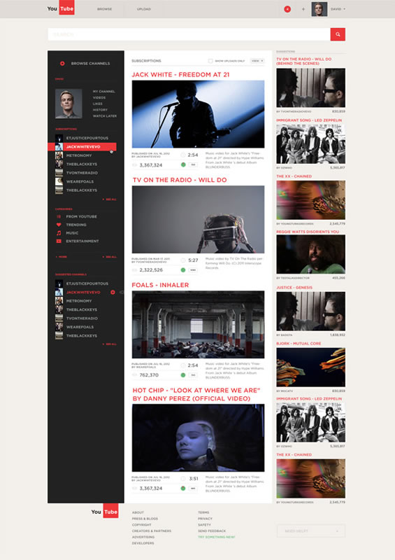 A Showcase of Creative Redesign Concepts - Web Design Ledger
