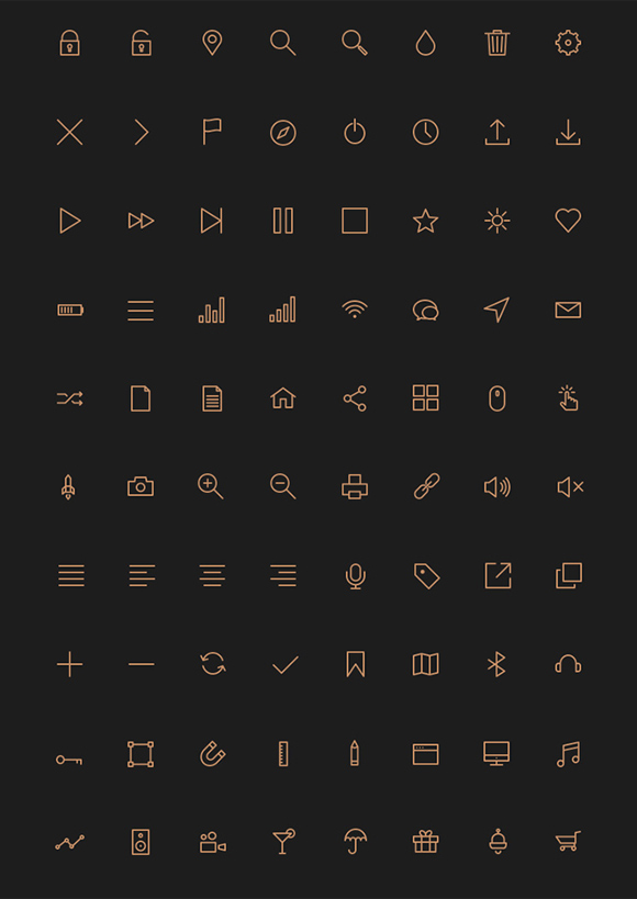 20+ Fresh & Free Icon Sets for Web Designer's Toolbox