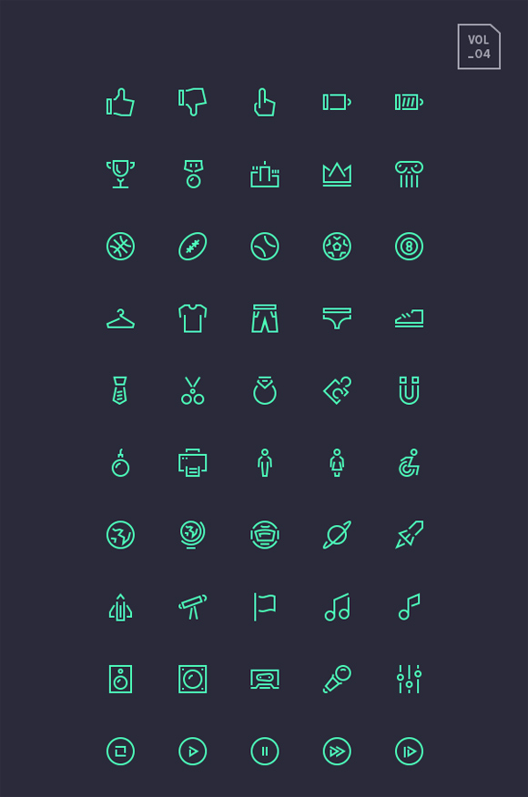 20+ Fresh & Free Icon Sets for Web Designer's Toolbox