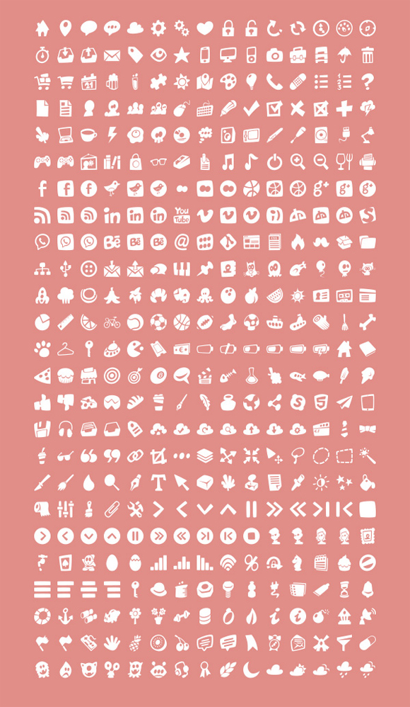 20+ Fresh & Free Icon Sets for Web Designer's Toolbox