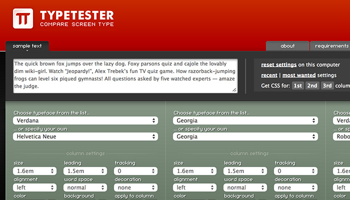 Testing & Planning Typography Choices for the Web