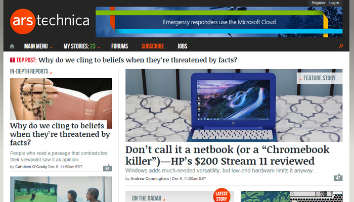 Online Magazine Website Layouts for Design Inspiration