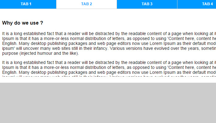 UI/UX Principles for Tabbed Website Widgets