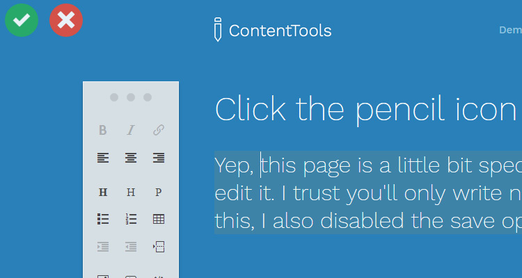 contenttools-live-editing – Web Design Ledger