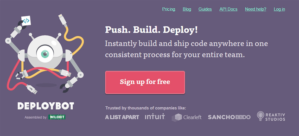 deploybot-homepage – Web Design Ledger
