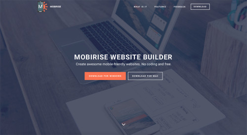 Mobirise: Free Mobile-Ready Website Builder without Coding