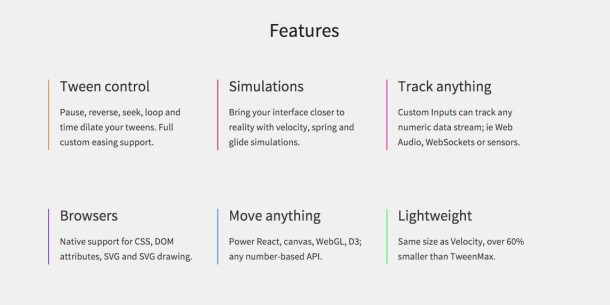 Popmotion, Javascript Motion Engine for Animated UI – Web Design Ledger