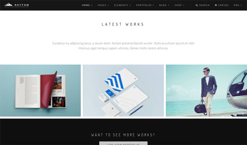 Rhythm: New Trendy Multi-Purpose WordPress Theme for Creatives – Web ...
