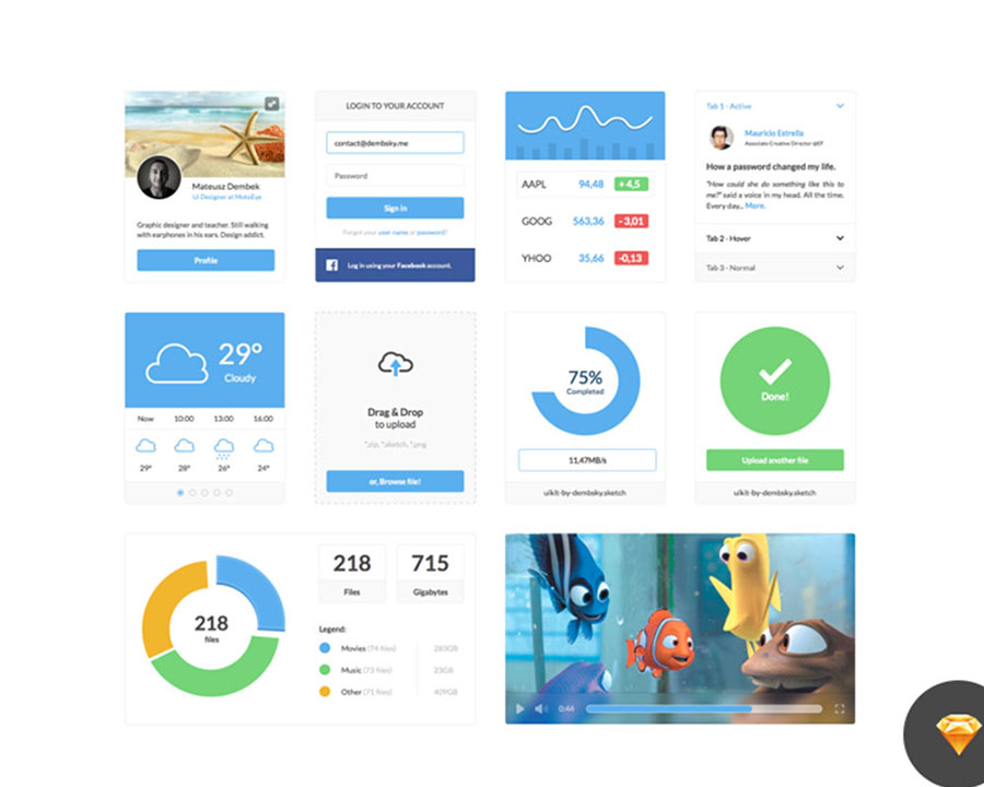 clean-ui-kit – Web Design Ledger
