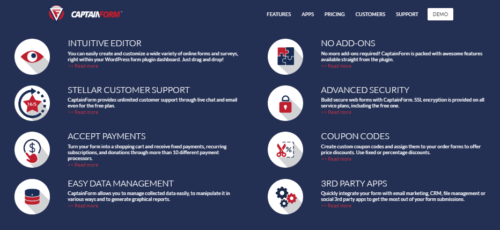 Power up your website with a WordPress Form Plugin solution. Refer a buddy and get CaptainForm ...