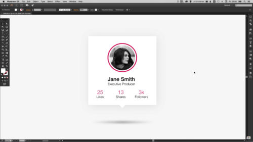 How to Design a Profile UI in Adobe Illustrator – Web Design Ledger