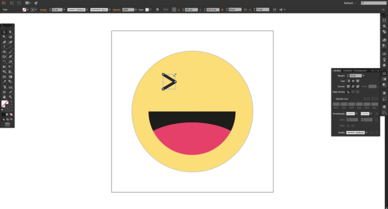 Drawing the Facebook Haha Emoji in Illustrator – Web Design Ledger