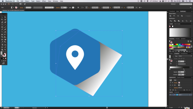 Draw an Icon Badge and Shadow in Illustrator – Web Design Ledger