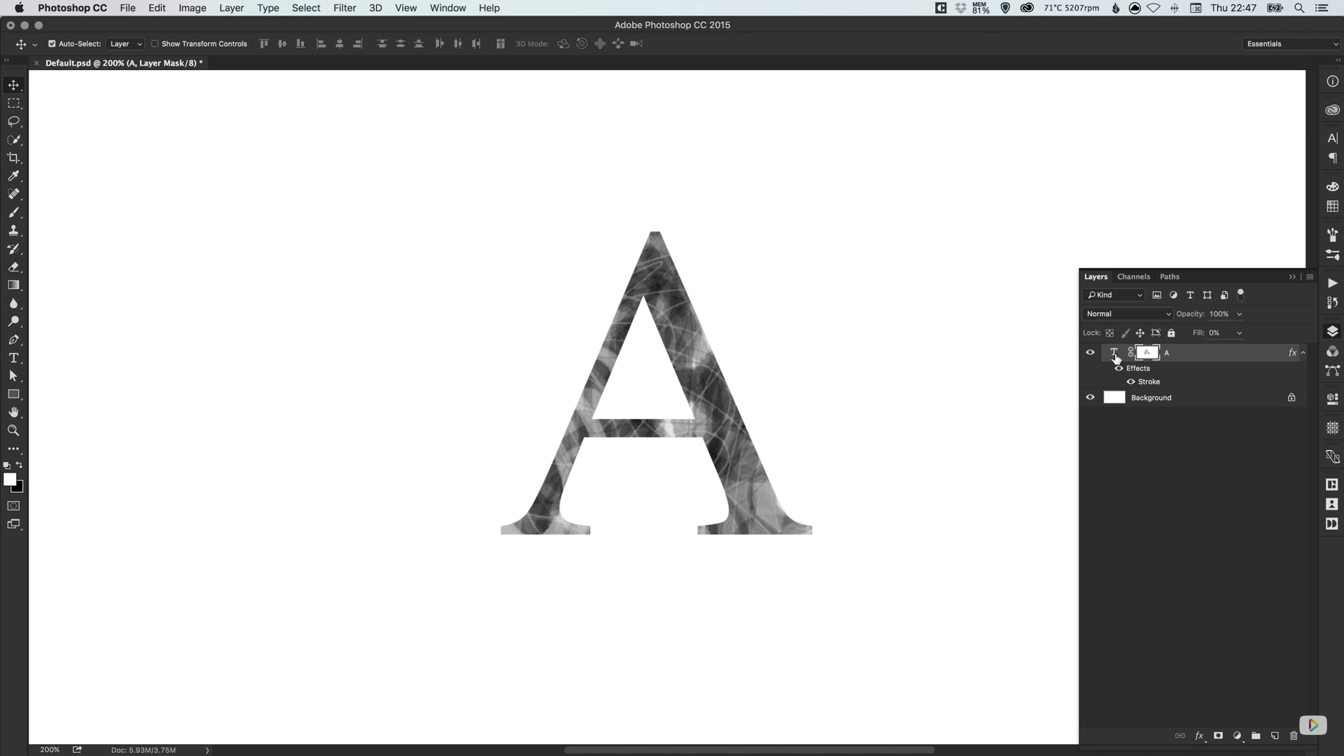 Create a Textured Letter in Photoshop – Web Design Ledger