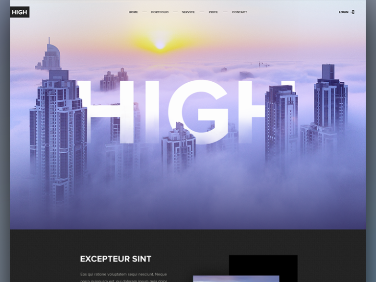20 Amazing Website Concepts with Breathtaking Typography – Web Design ...